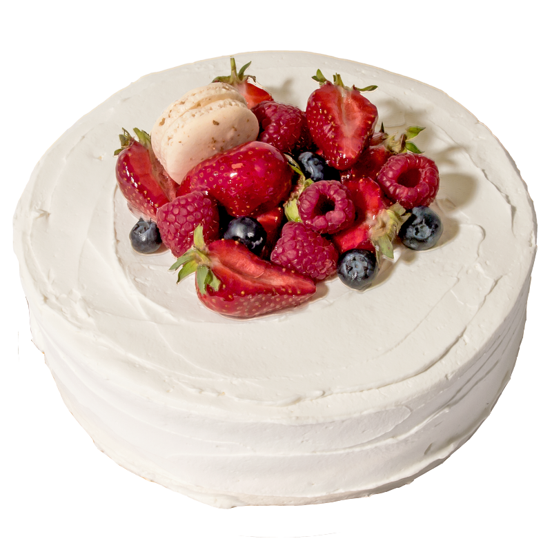 Торта Маскарпоне с горски плодове - 8 парчета | 100 грама сладки